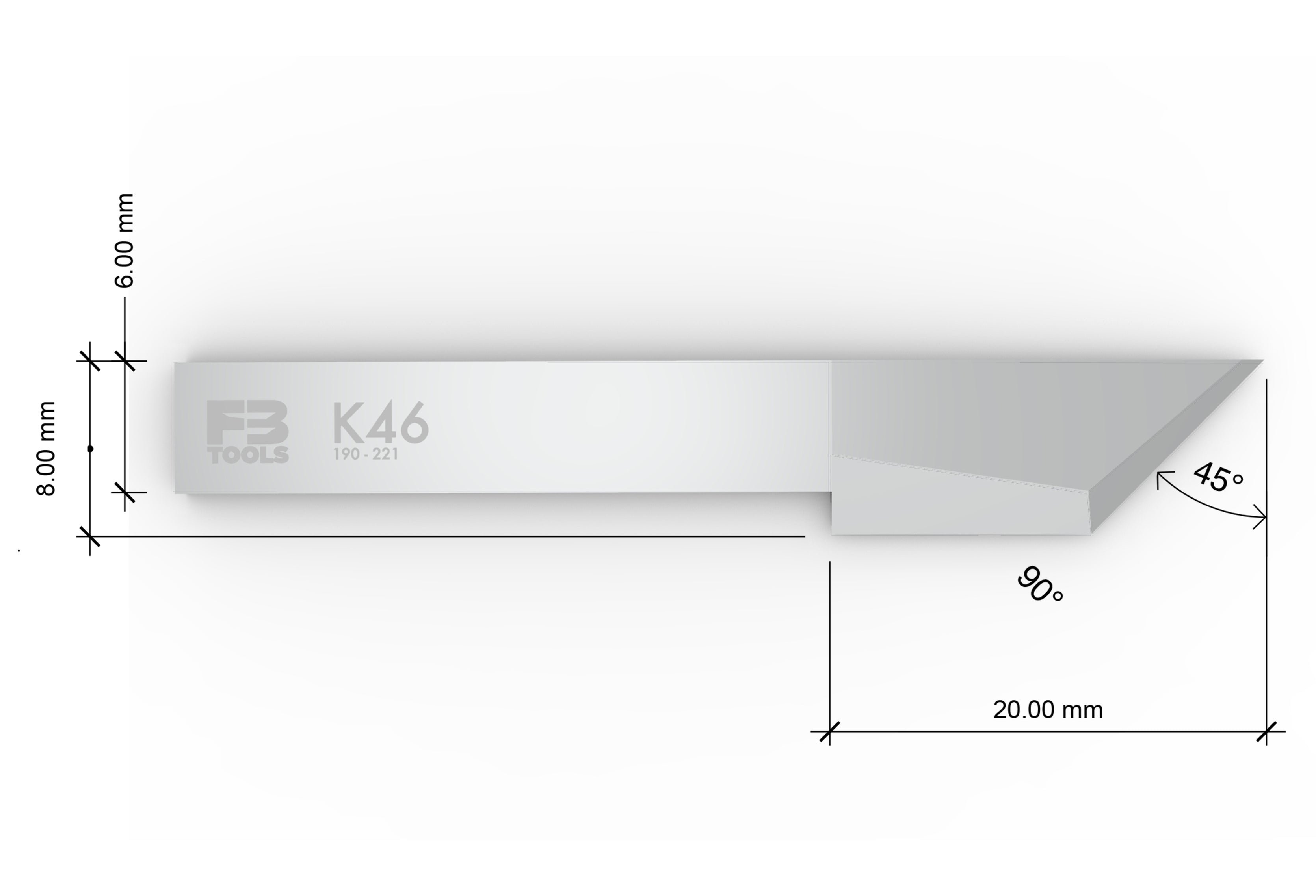 K46 Knife Blade – Replacement for Zund Z46 | Flatbed Tools